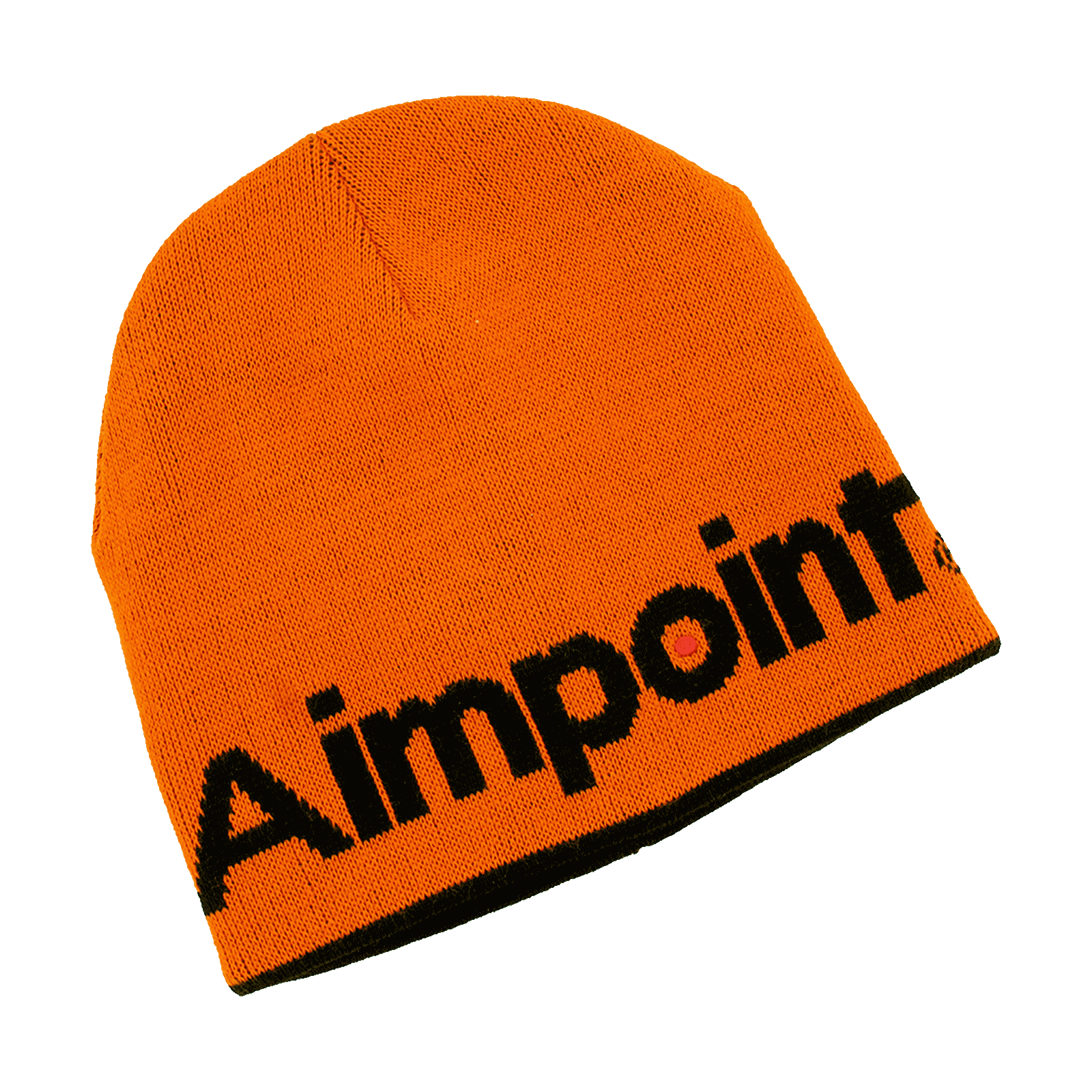 Aimpoint® Beanie - Knitted Orange and green reversible warm hat | Aimpoint