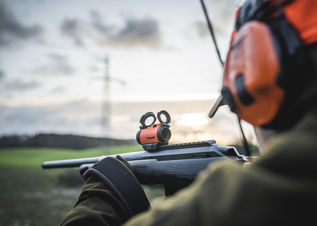 Micro™ H-2 Orange 2 MOA - Red dot reflex sight with standard mount for ...