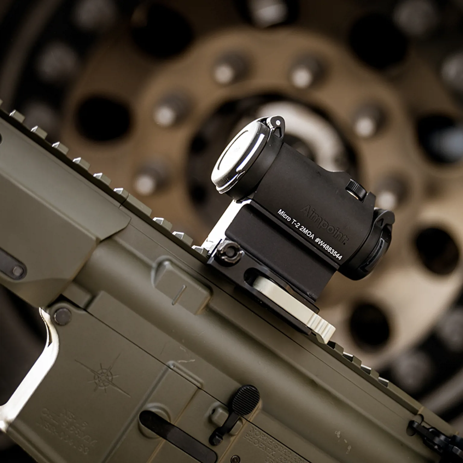 Micro T-2™ 2 MOA - Red dot reflex sight with 39 mm spacer and LRP mount ...