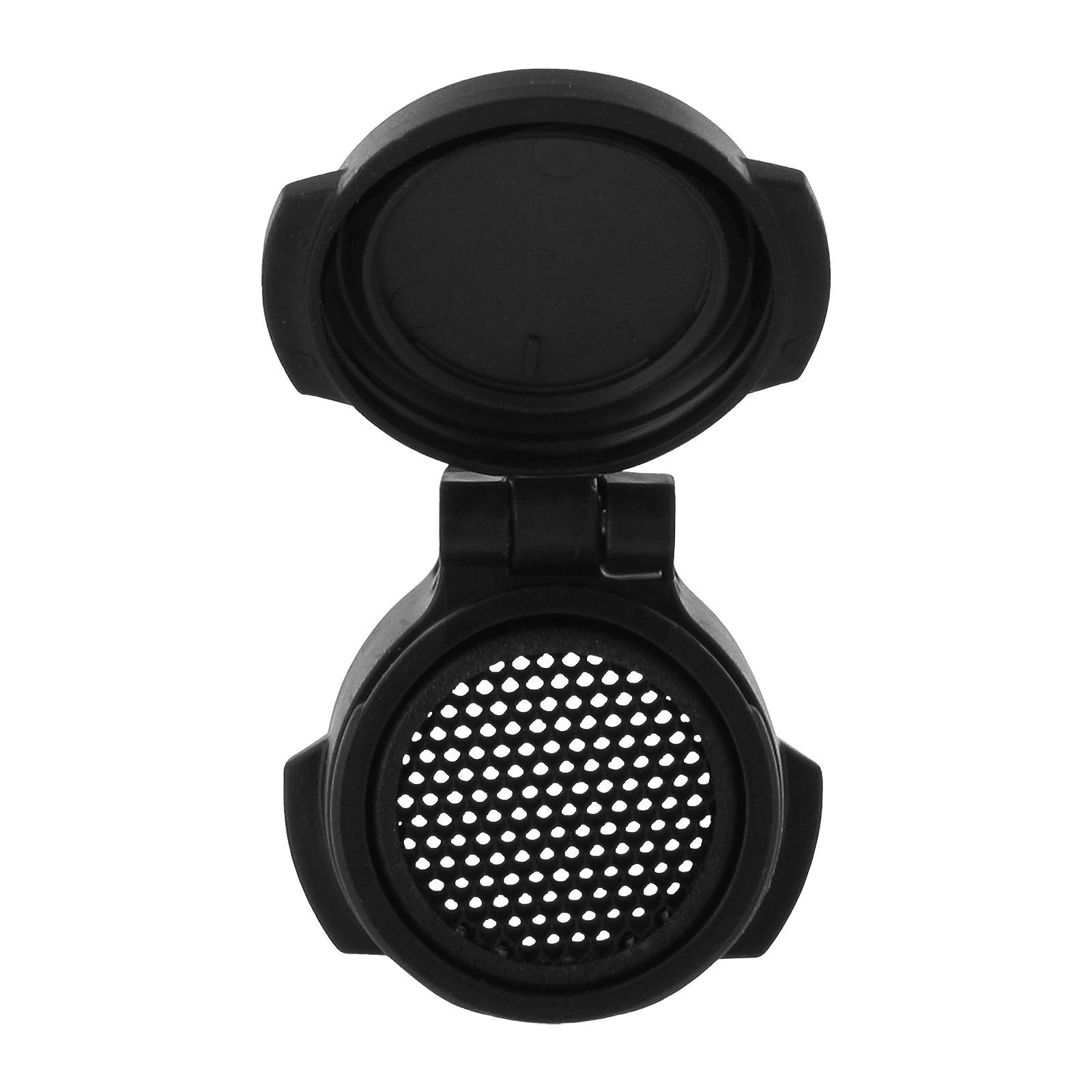 Lens cover flip-up - Front - ARD Solid / black with integral flip-up ...