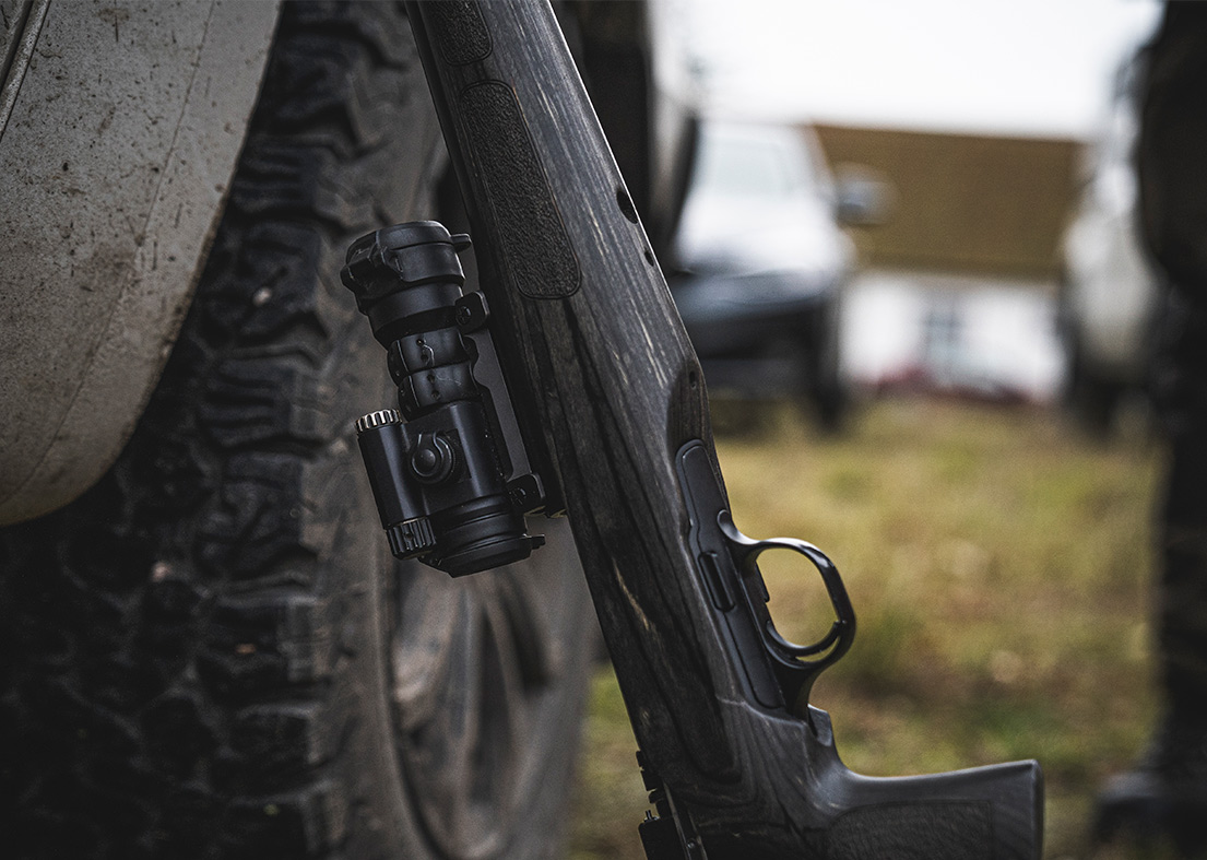 Comp™ C3 2 MOA - Red dot reflex sight with mount for semi-automatic ...