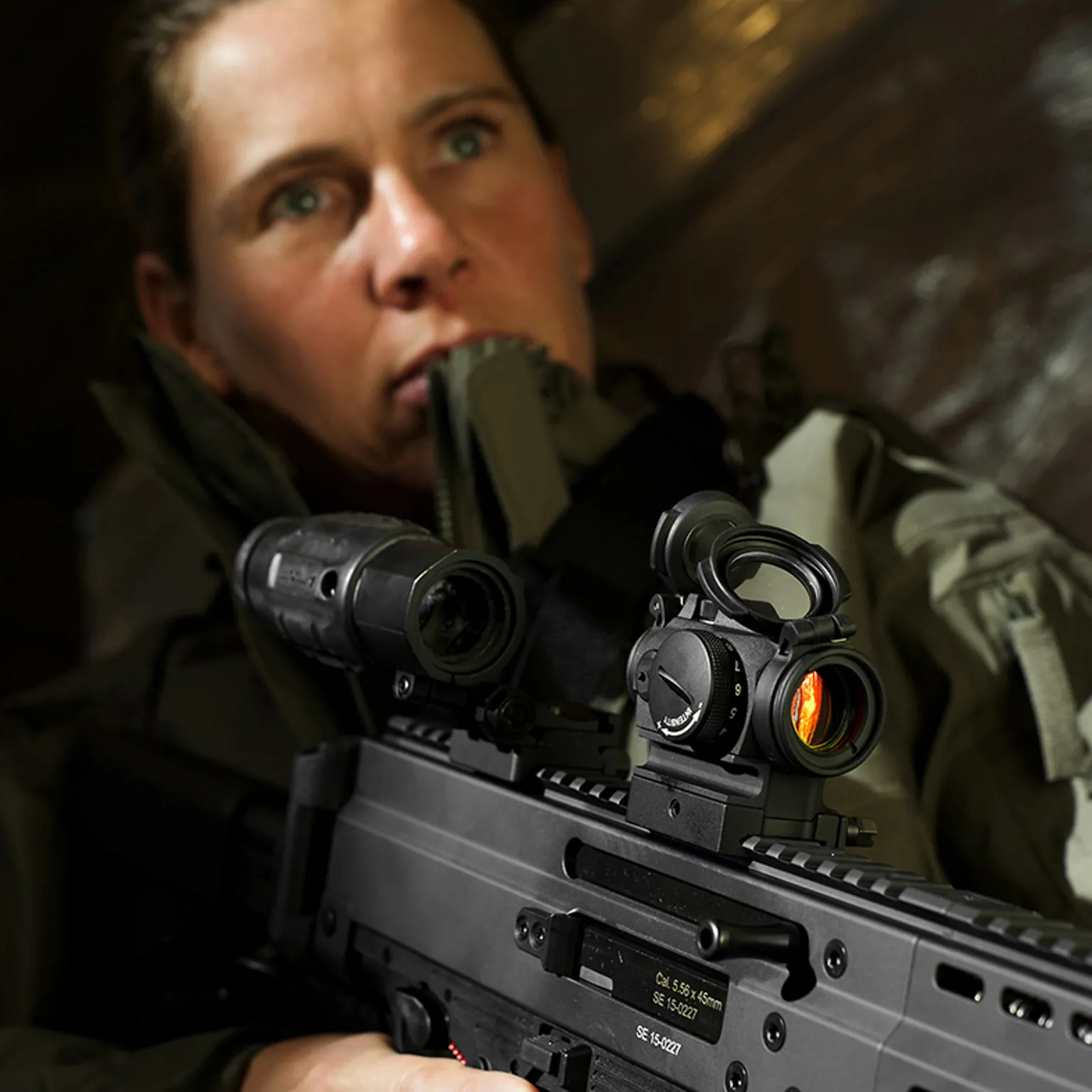 Micro T-2™ 2 MOA - Red dot reflex sight with 33 mm spacer and LRP mount ...