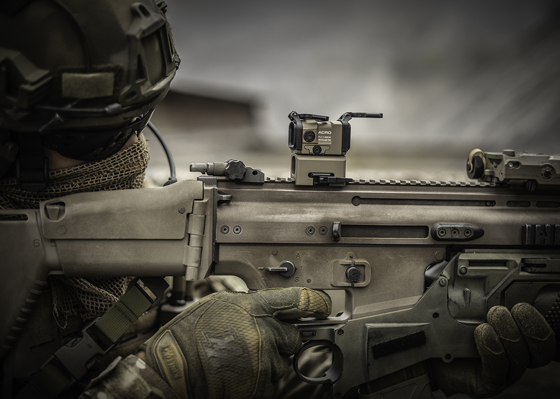 Acro™ P-2 FDE 3.5 MOA - Red dot reflex sight with integrated Acro ...