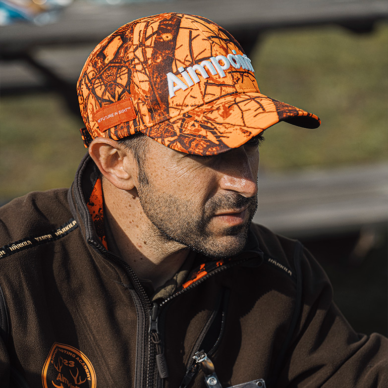 Aimpoint® Cap - Camo Orange Hunting Cap | Aimpoint