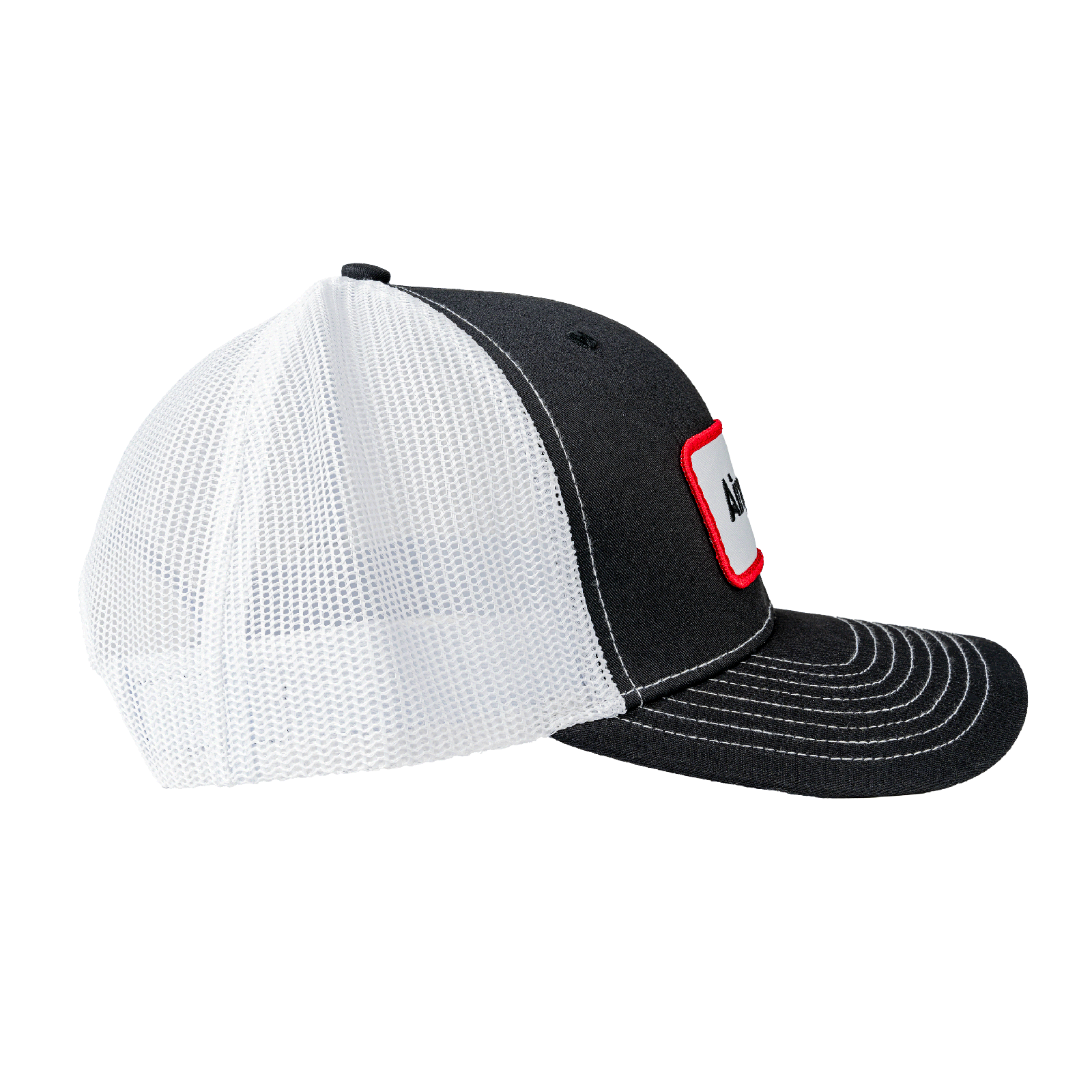 Aimpoint® Cap - Black / White Richardson - Trucker hat with embroidered ...