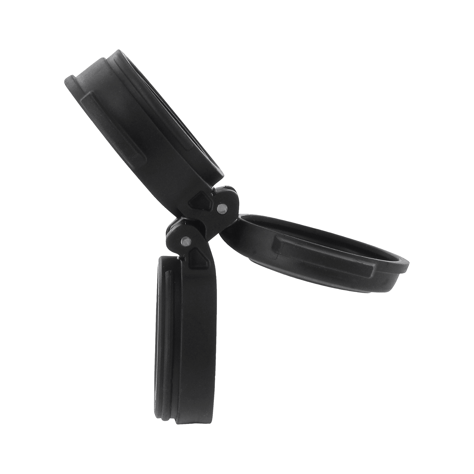 Lens cover flip-up - Front - ARD Solid / black with integral flip-up ...