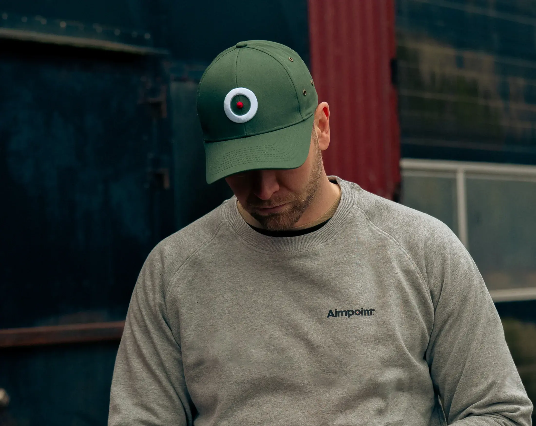 Aimpoint® Cap - Green with embroidered "Target symbol" | Aimpoint