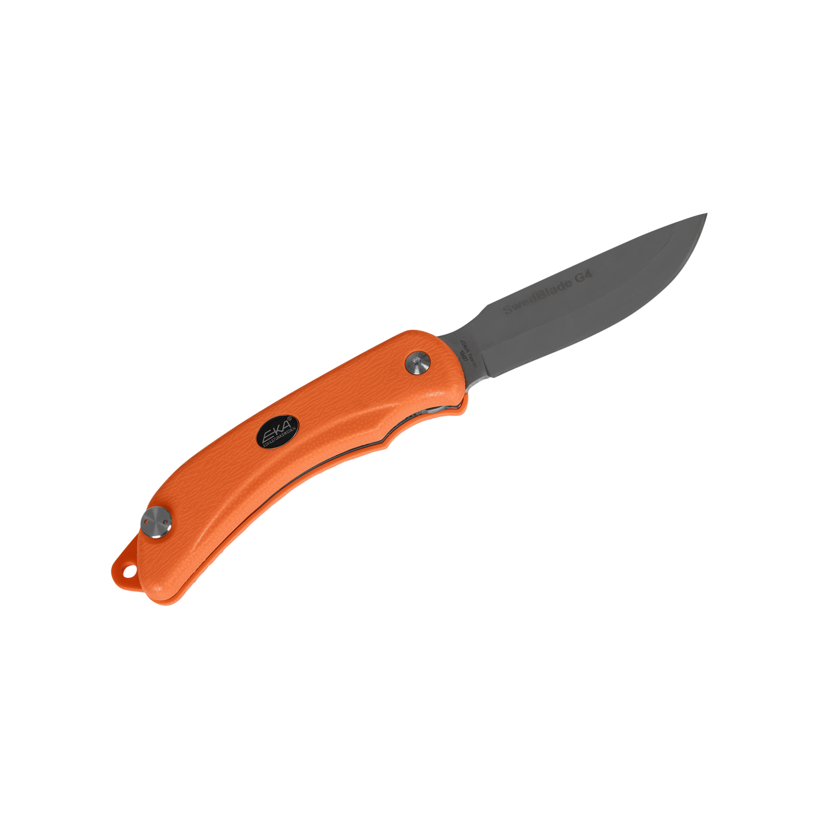Knife, EKA® SwedBlade G4 - Orange Hunting combination knife with belly ...